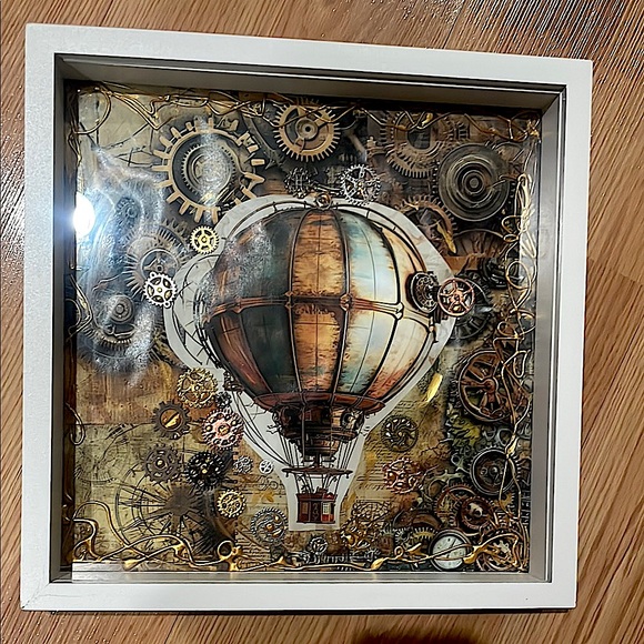 Hand Crafted | Art | Taking Flight Steampunk Shadow Box | Poshmark